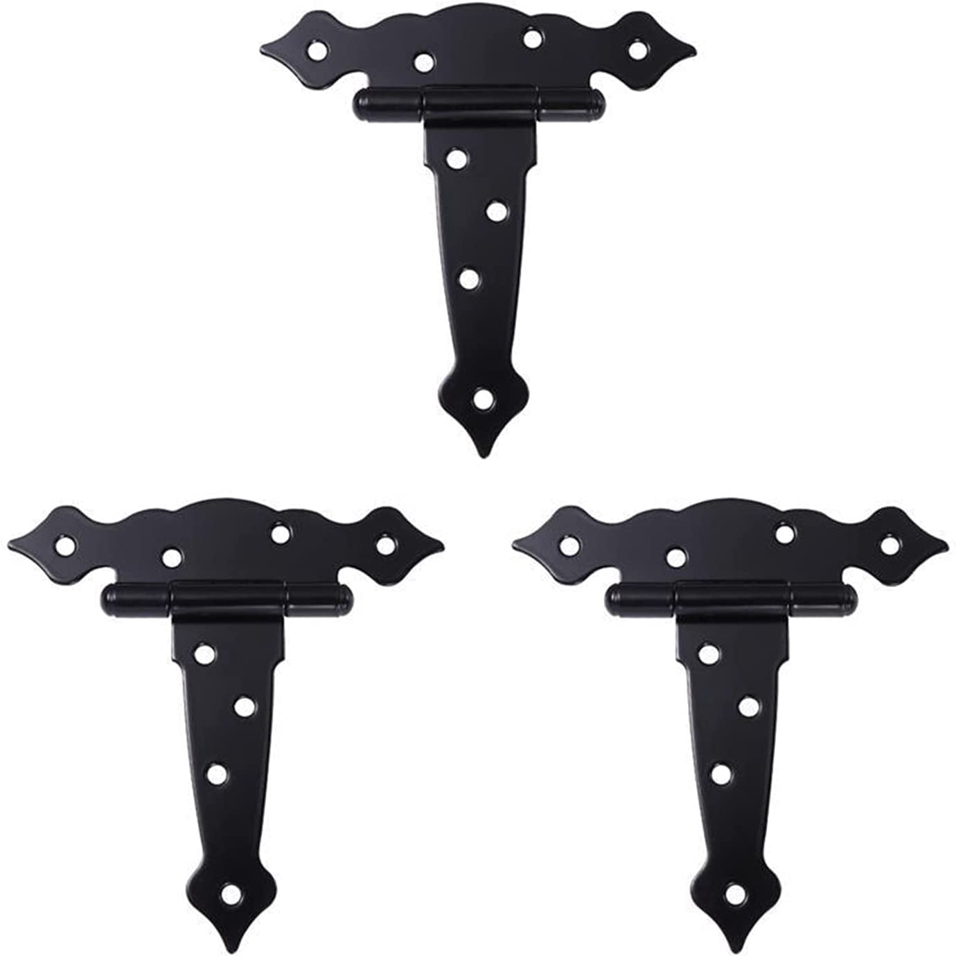 Hinges 3pcs T Shape Rustproof Iron Light Duty Cabinet Shed Hinge Gate ...