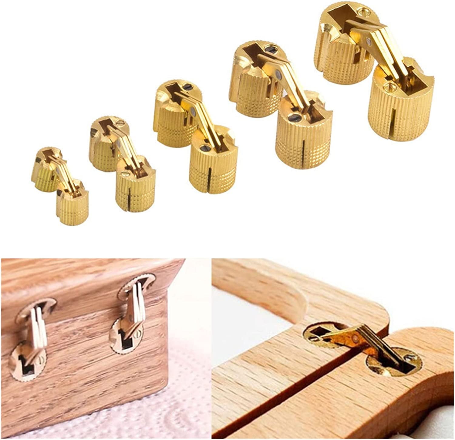 Hinges Copper Barrel Hinges Cylindrical Hidden Cabinet Concealed ...