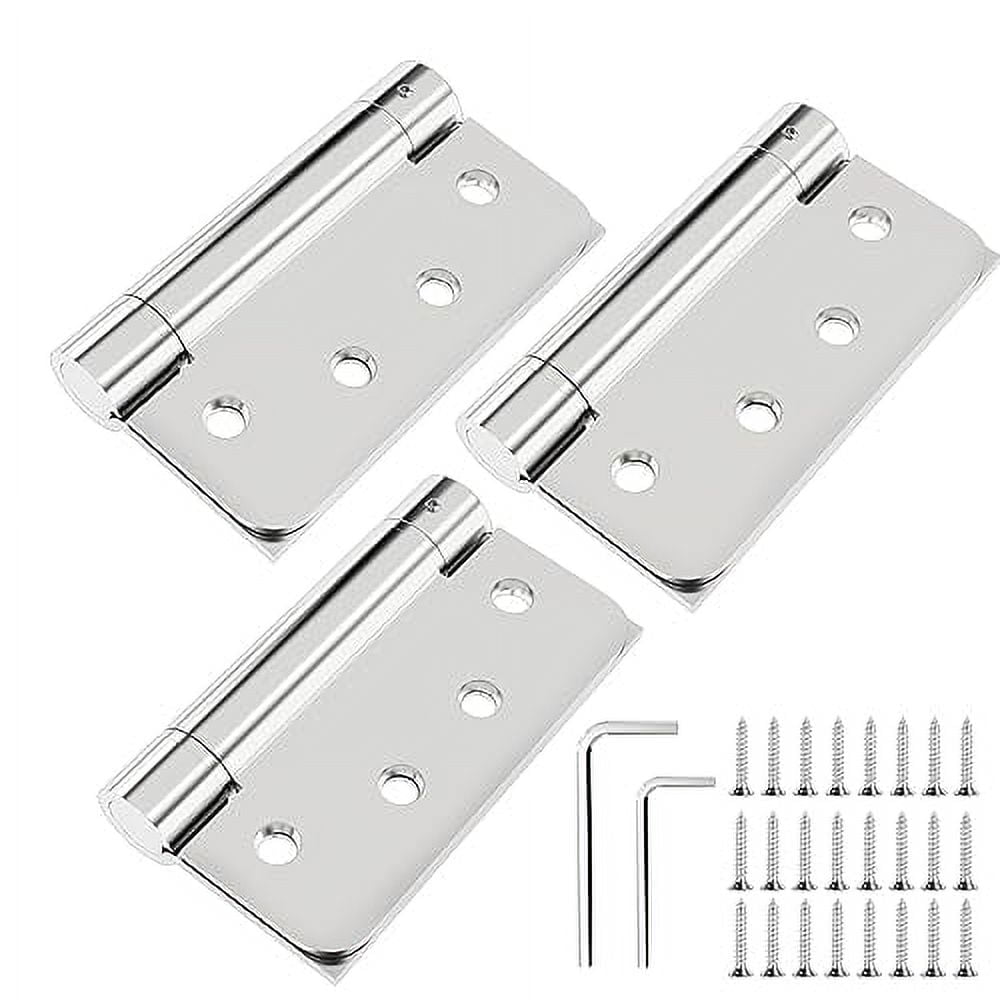 Hinges Self-Closing Door Hinges 4 inch 304 Stainless Steel Hinges 3 ...