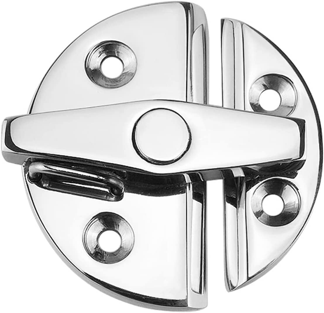 Hinges Stainless Steel 316 Boat Door Cabinet Hatch Round Turn Button ...