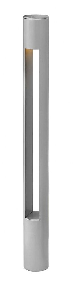 4W 1 Led Round Small Bollard 2 Inches Wide By 20 Inches High-Titanium ...