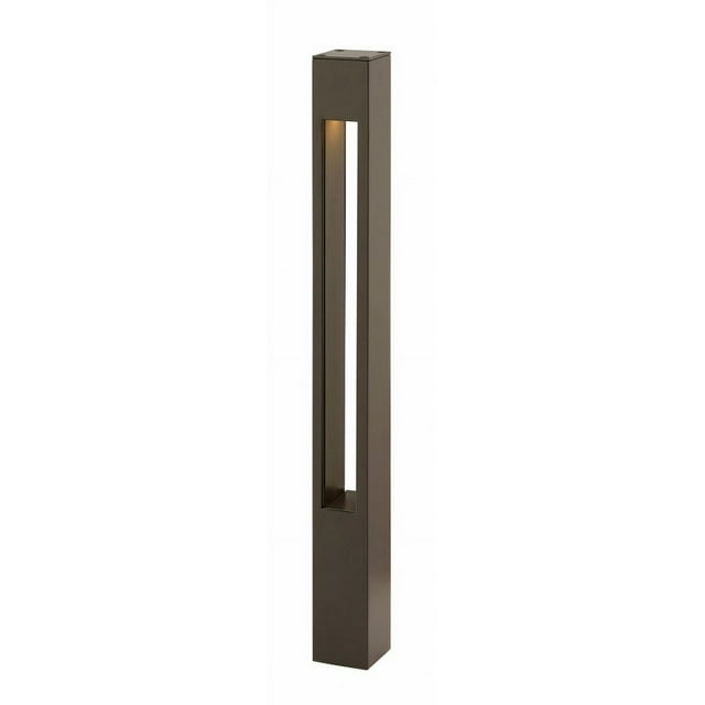 4W 1 Led Square Small Bollard 2 Inches Wide By 20 Inches High-Bronze ...