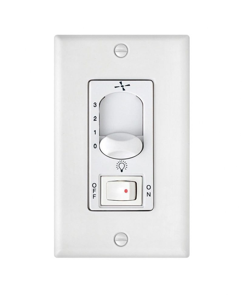 Hinkley Lighting - Wall Control - Fan - Accessory - 5.25 Inch 3 Speed ...