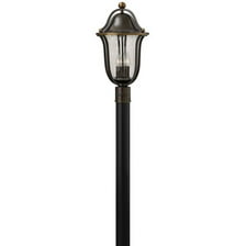 New England Woodworks Natural Bold Lantern Post for Light Yard Deck ...