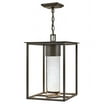 3 Light Outdoor Hanging Lantern In Minimalist Style-30 Inches Tall And 12.25 Inches Wide Capital ...