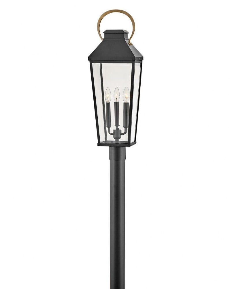 Hinkley Lighting - Dawson - 15W 3 LED Outdoor Large Post Lantern-29.75 ...