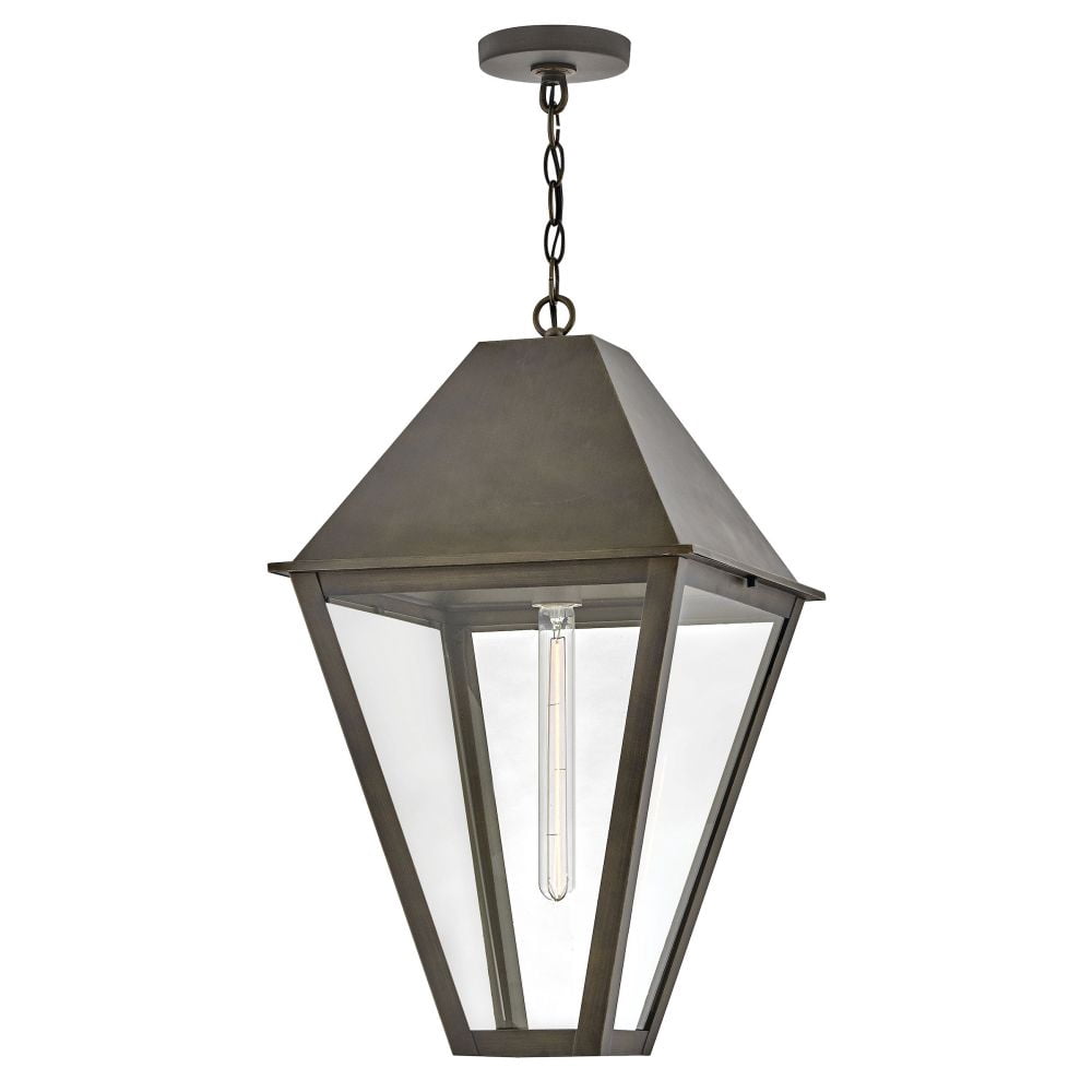 Hinkley Lighting - Endsley - 12W 1 LED Large Outdoor Hanging Lantern In ...