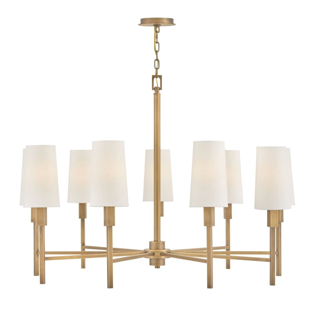 Hinkley Lighting - Fenwick - 45W 9 LED Large Chandelier In Traditional ...