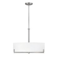 Torino Collection Nine-Light Forged Bronze Tea-Stained Glass ...