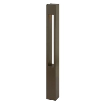 4W 1 Led Square Small Bollard 2 Inches Wide By 20 Inches High-Bronze ...