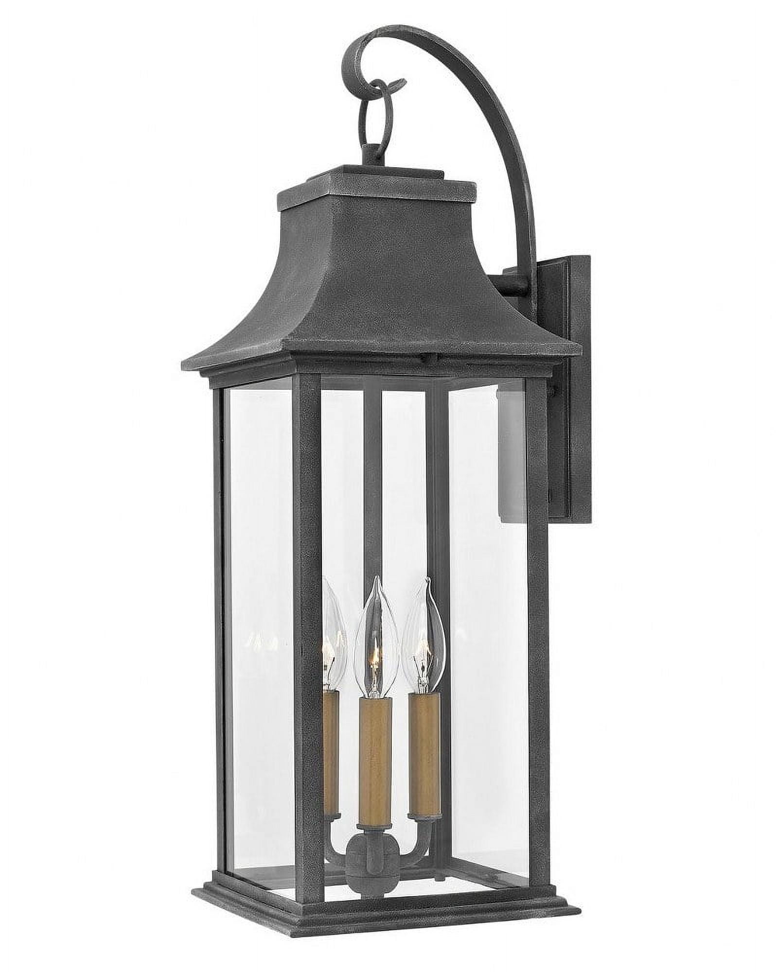 Hinkley Lighting - LED Outdoor Wall Mount - Adair - 3 Light Large ...