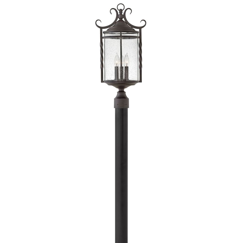 Hinkley Lighting - Three Light Post Top/ Pier Mount - Casa - 3 Light ...