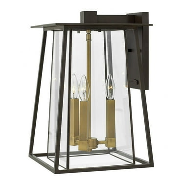Hinkley Lighting - Three Light Wall Mount - Rowley - Three Light Outdoor Large - Walmart.com