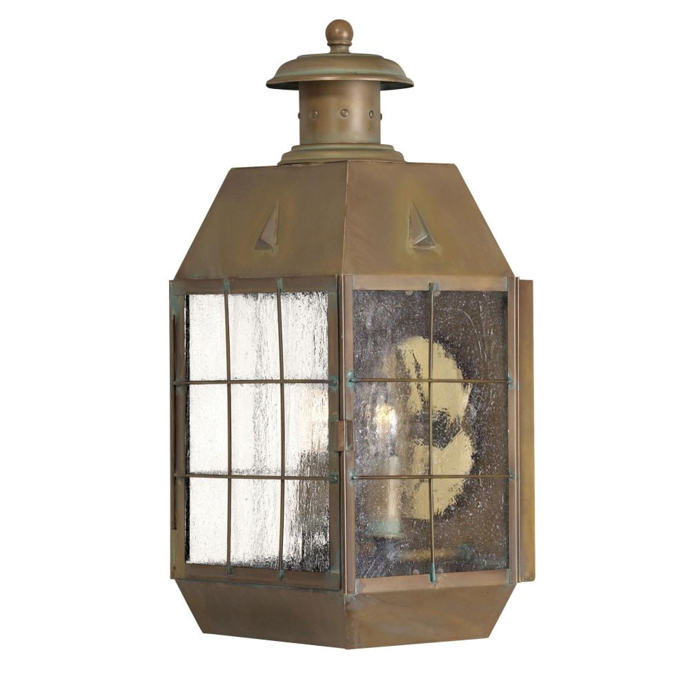 Hinkley Lighting - Two Light Wall Mount - Nantucket - Brass Outdoor ...