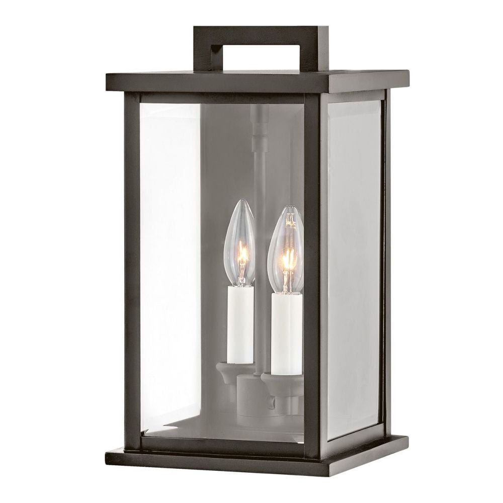 Hinkley Lighting - Weymouth - 2 Light Small Outdoor Wall Mount Lantern ...