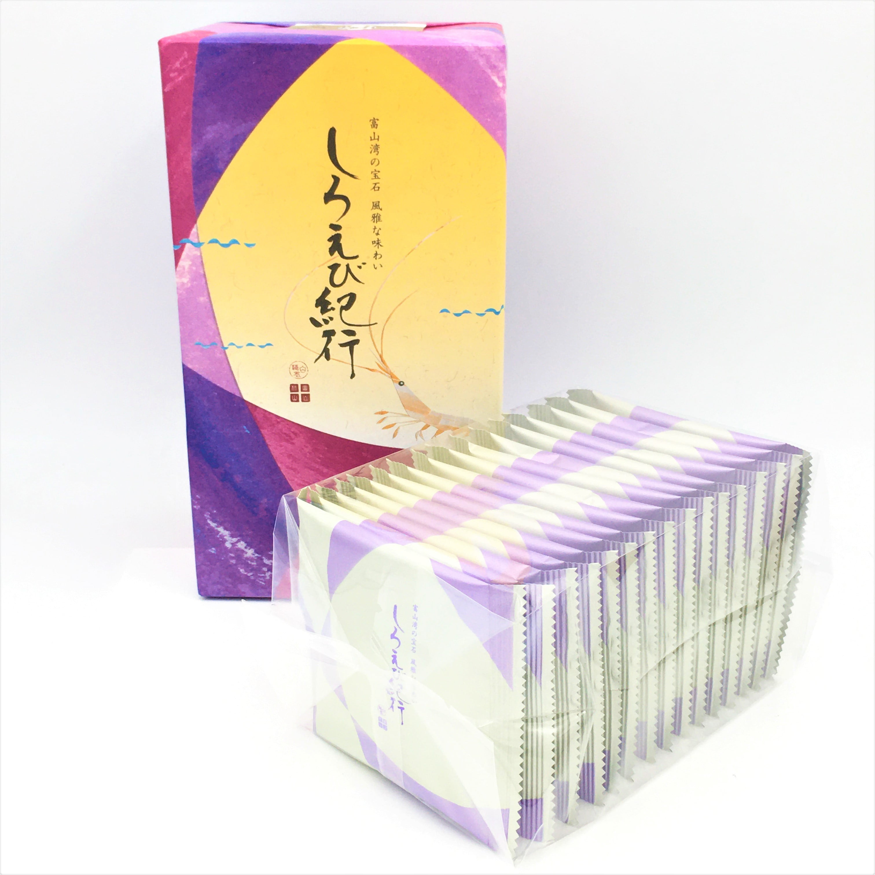 Hinodeya Seika Shiroebi Kikou Rice Cracker 3.94oz / 112g (16pcs ...