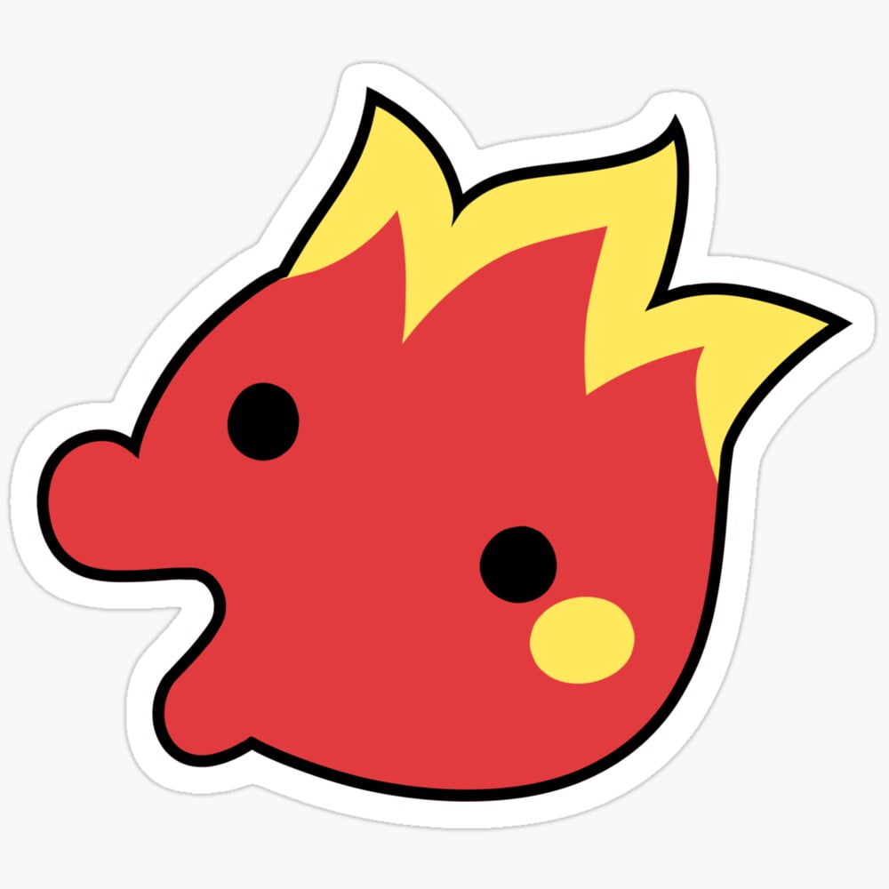 Hinotamatchi Tamagotchi Fireball Chibi Sticker Phone Decal Water Bottle ...