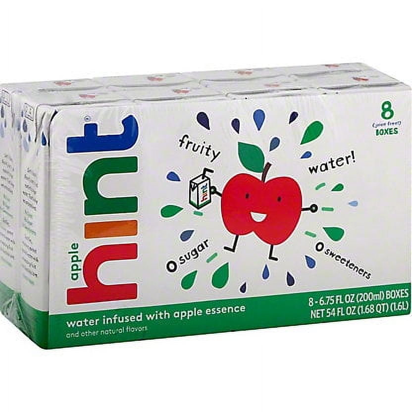 Hint Kids Apple Infused Water 6.75 oz Boxes, 8 pk - Walmart.com