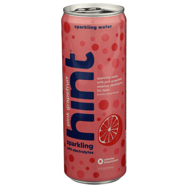 Hint Pink Grapefruit Sparkling Water With Electrolytes 12 fl oz - Pack ...
