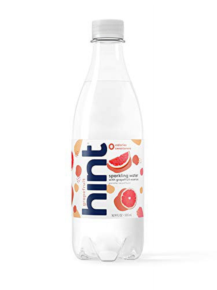 Hint Sparkling Water Grapefruit (Pack of 12), 16.9 Ounce Bottles, Unsweetened Grapefruit-Infused ...