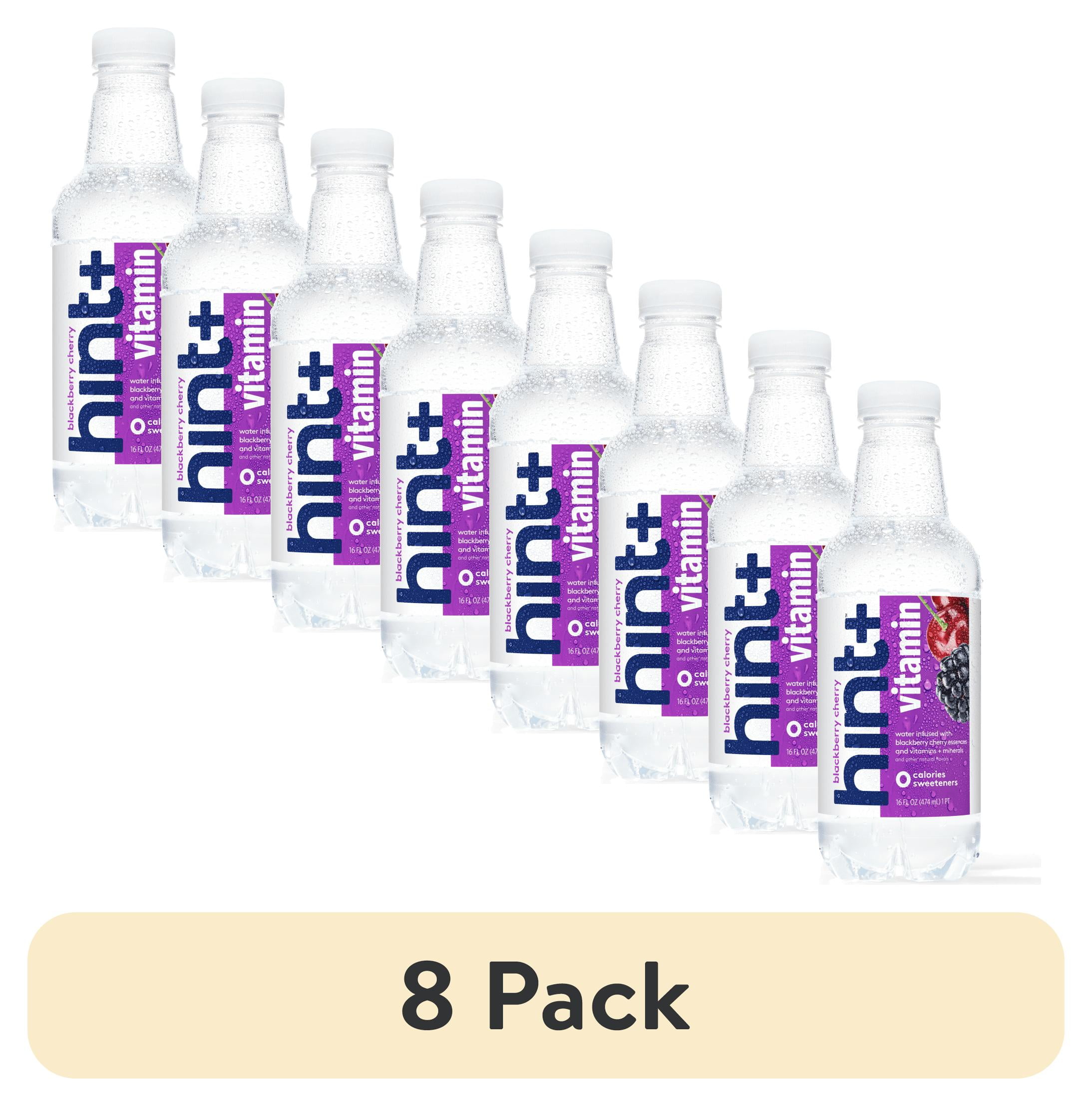 (8 pack) Hint+ Vitamin Sugar-Free Water Infused with Blackberry Cherry ...