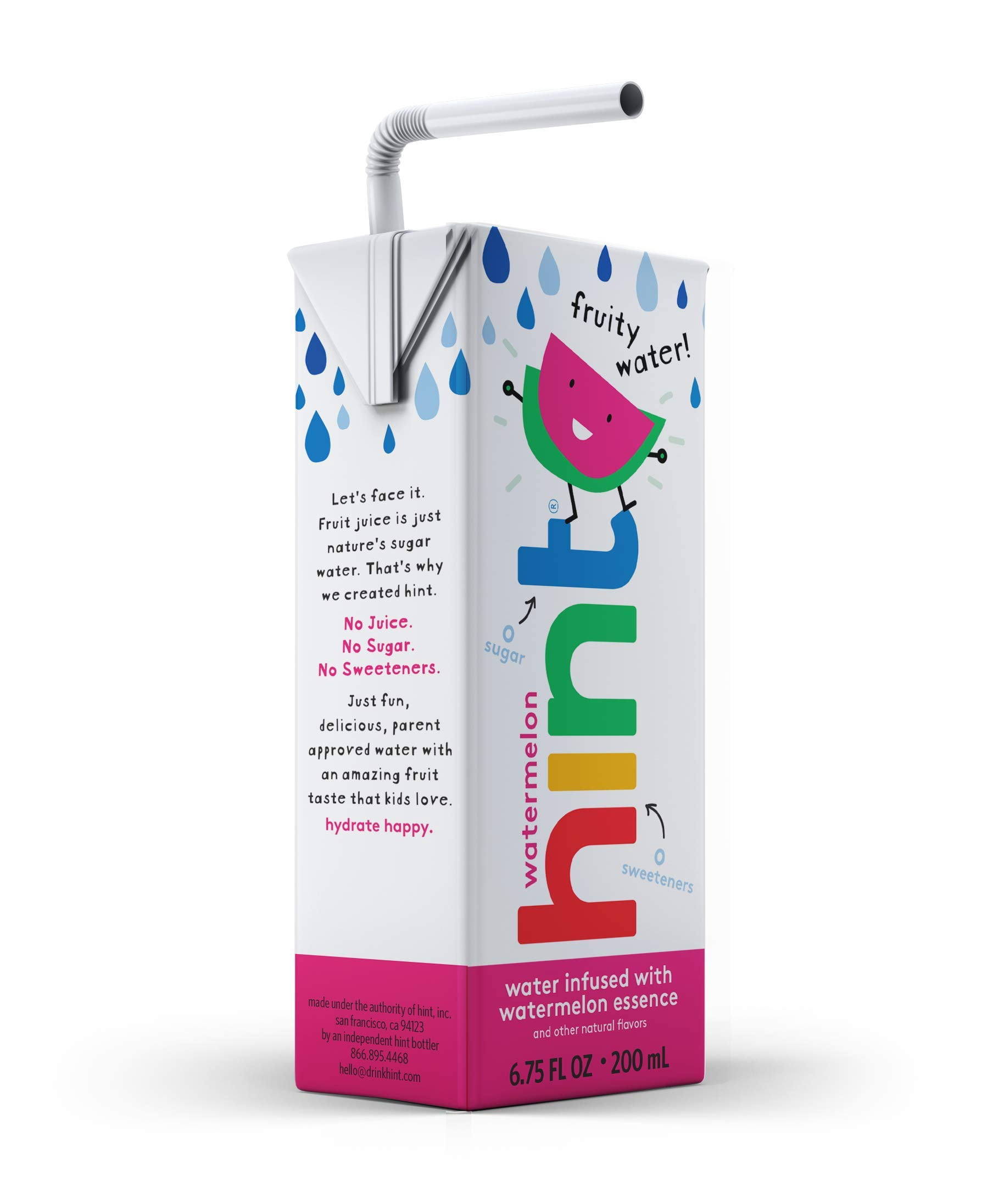 Hint Water Infused Watermelon Kids 8 Pack 54 fl oz (Pack Of 4 ...