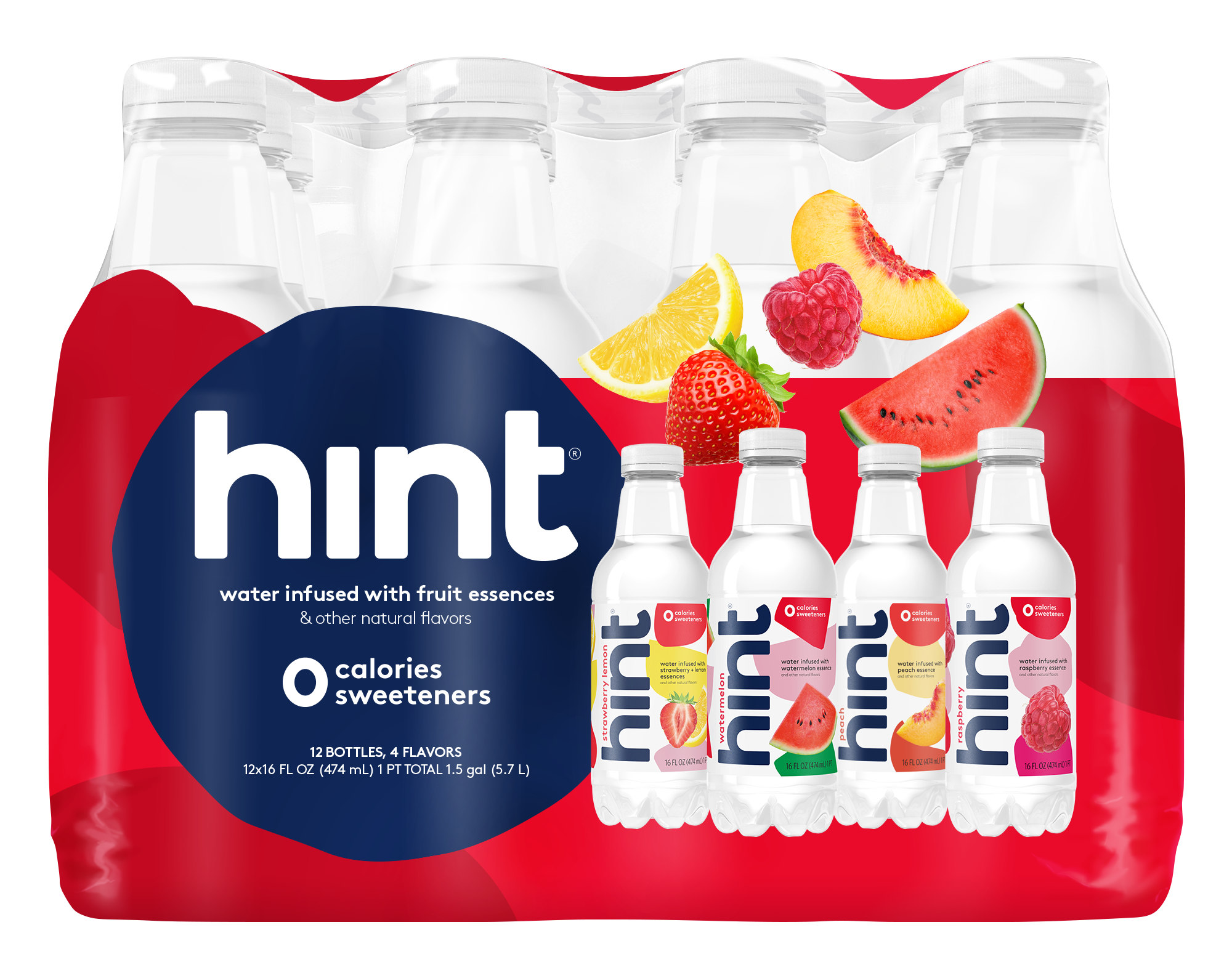 Hint Water, Crisp Apple, 16 Fl Oz, 12 Ct - Walmart.com