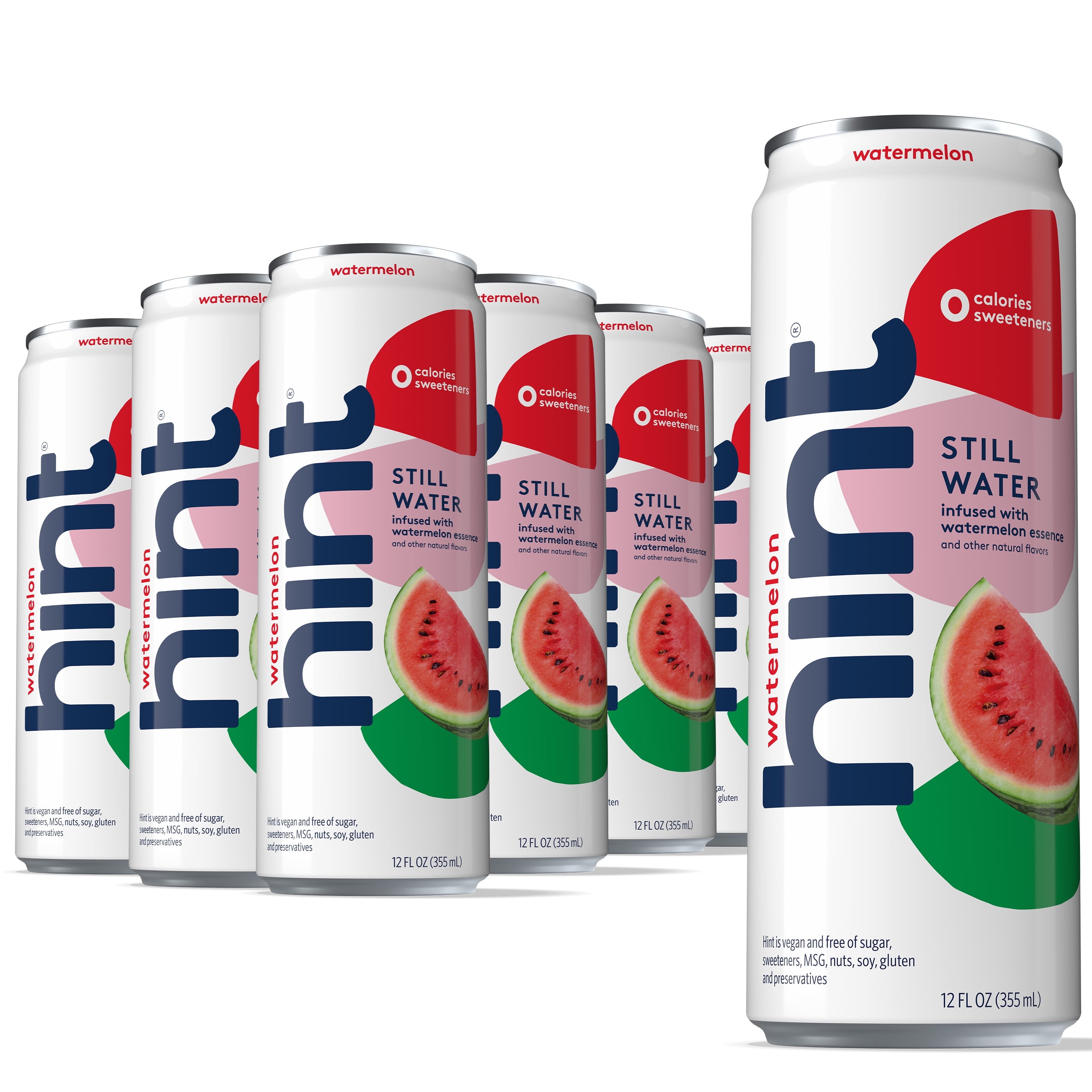 Hint Canned Water, Watermelon-Purified Flavored Water with Zero ...