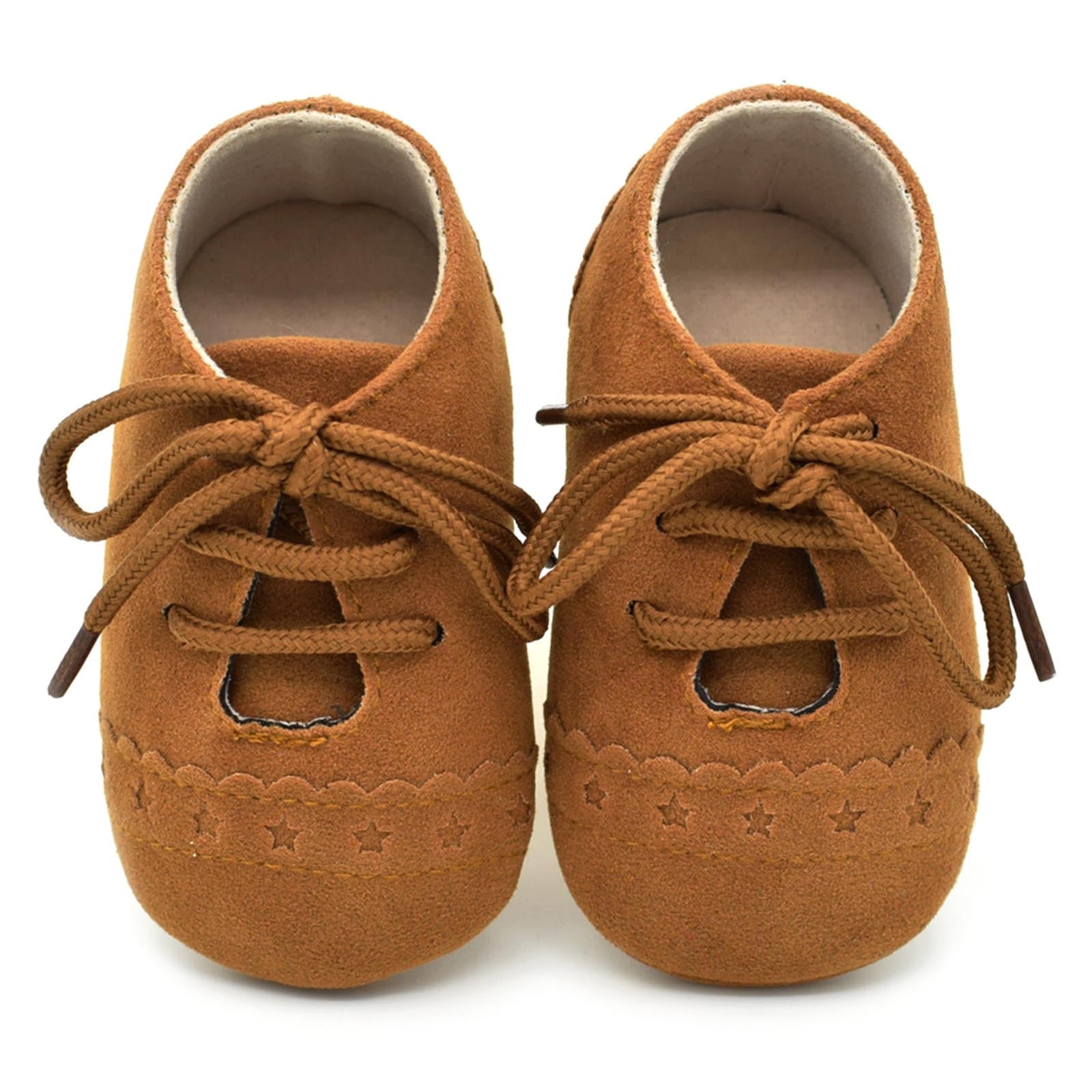 Hinvhai Baby Boys Girls Lace Up Suede Boots Sneakers,Classic Soft ...
