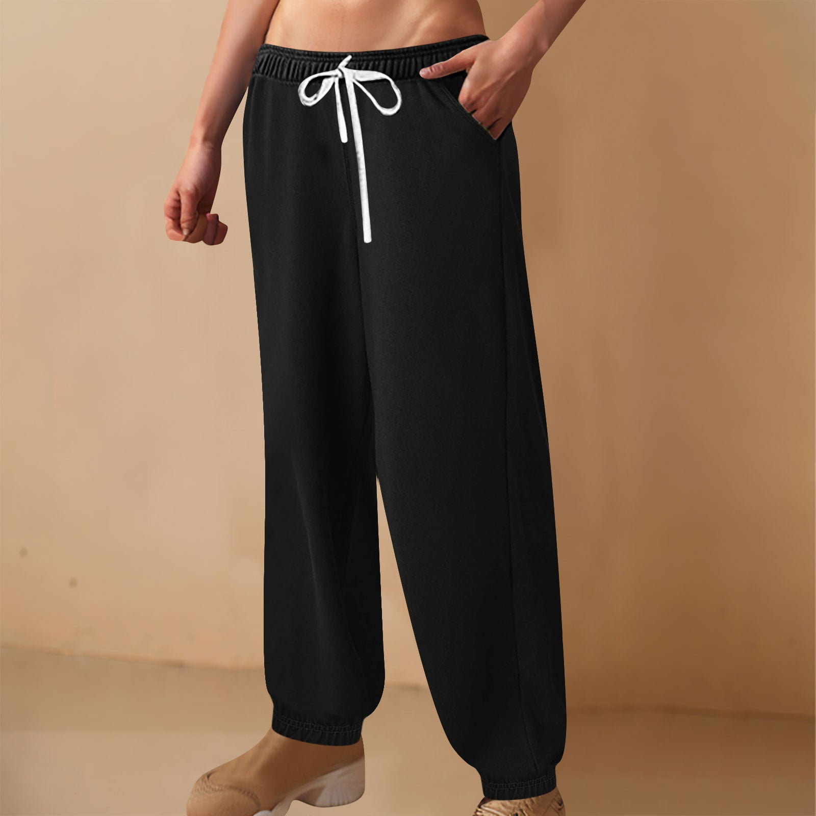 Hinvhai Classic Straight Leg Sweatpants for Womens Clearance,Baggy ...
