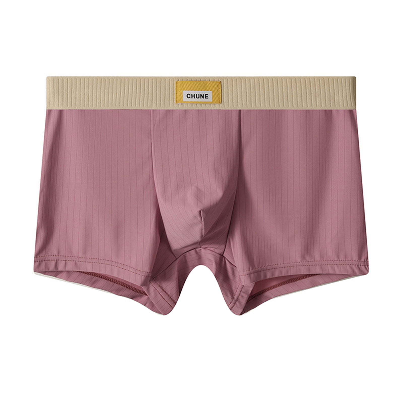 Hinvhai Men's Big Pouch Boxer Briefs Shinning Shorts Underwear Stretch ...