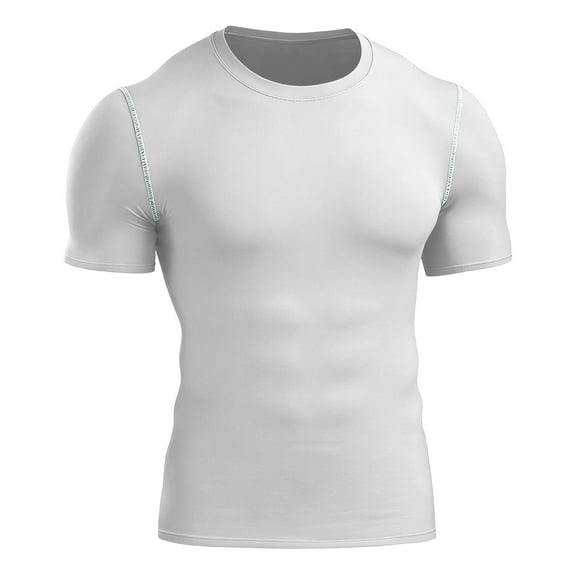 Hinvhai Men's Compression Shirts for Workout Moisture Wicking Running ...