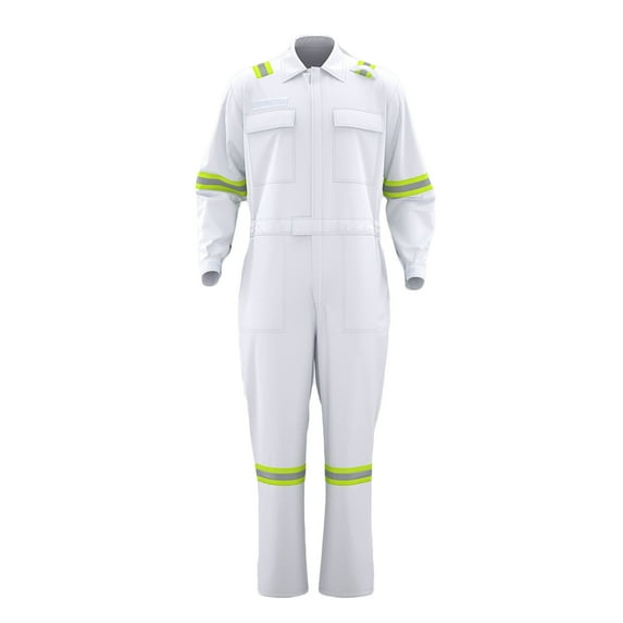 Hinvhai Men's Work Coverall High Visibility Overalls Mechanics ...