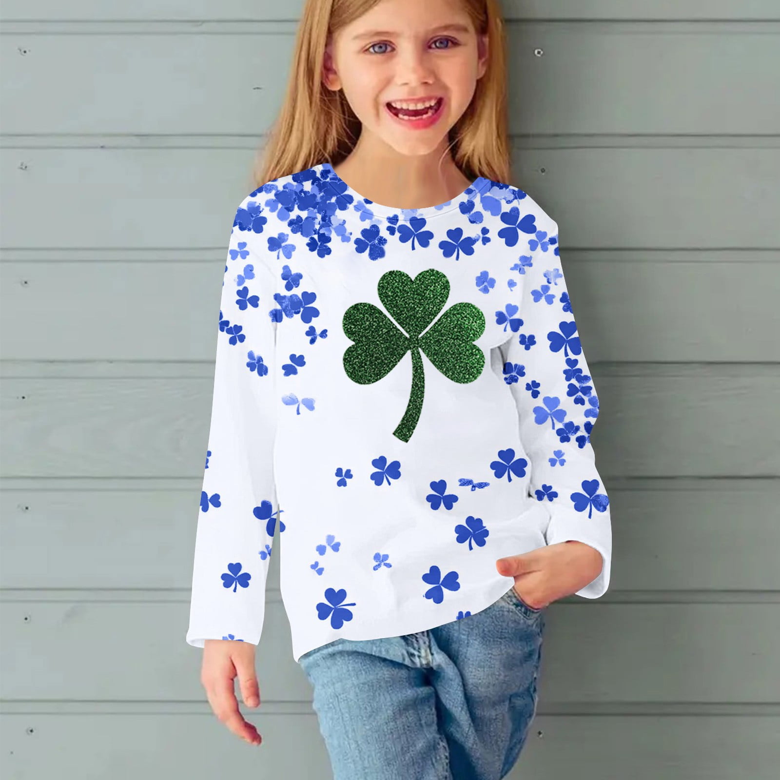 Hinvhai St Patricks Day Classic Printed Shirt for Toddler Clearance ...