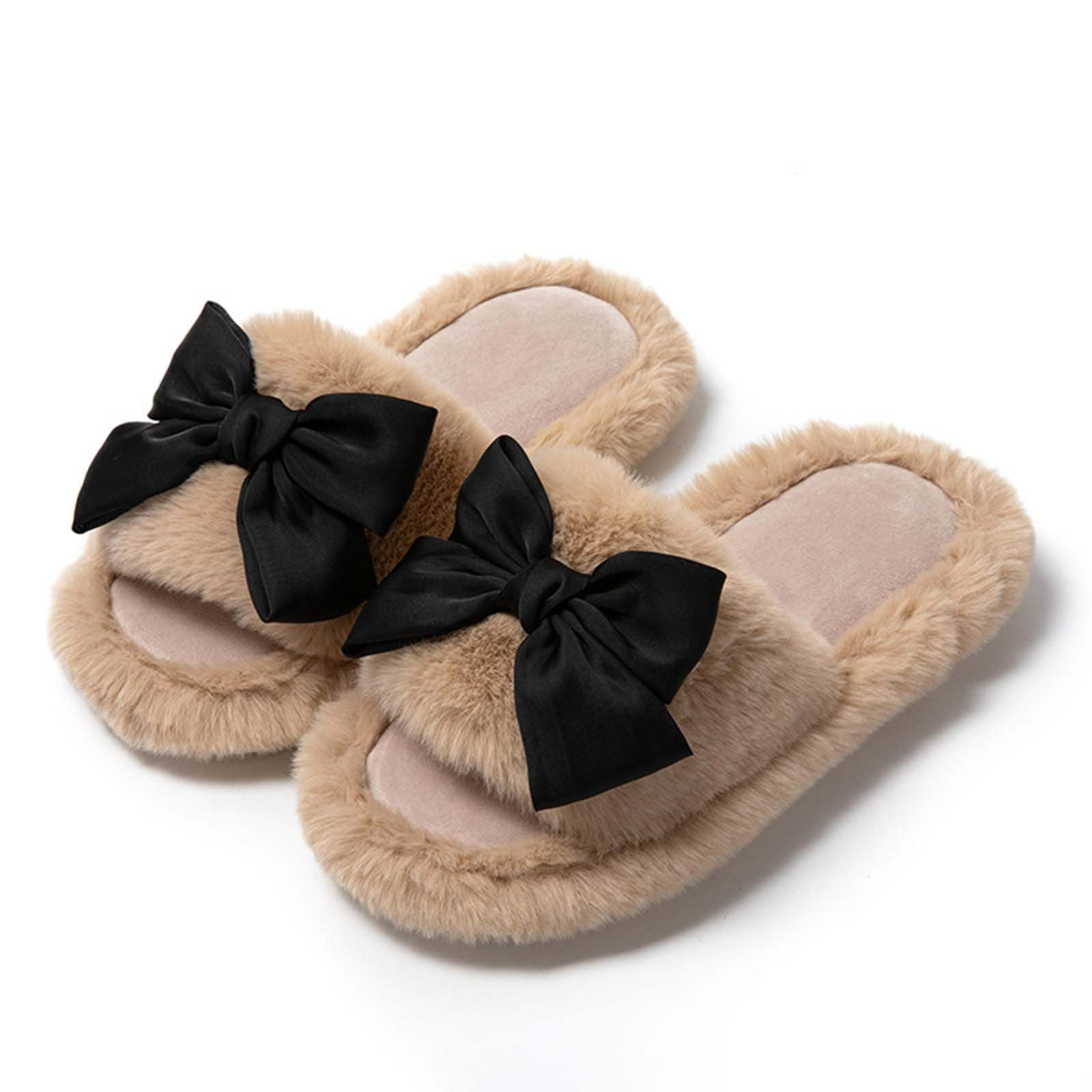 Hinvhai Womens Winter Casual Slippers Clearance,Fashion Classic Open ...