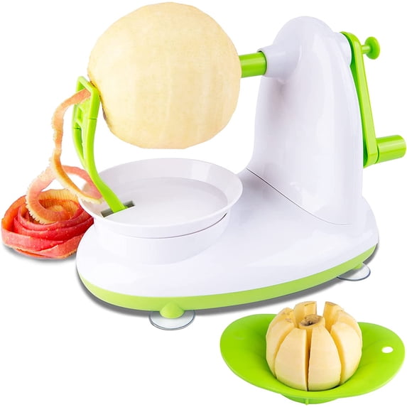 Hinzonek Apple Potato Peeler, Corer Slicer with Handle, Non-Slip ...