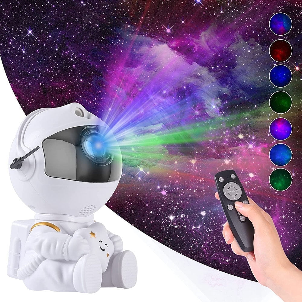 OhhGo Astronaut Nebula Star Projector, LED Ceiling Light, Galaxy Lamp ...