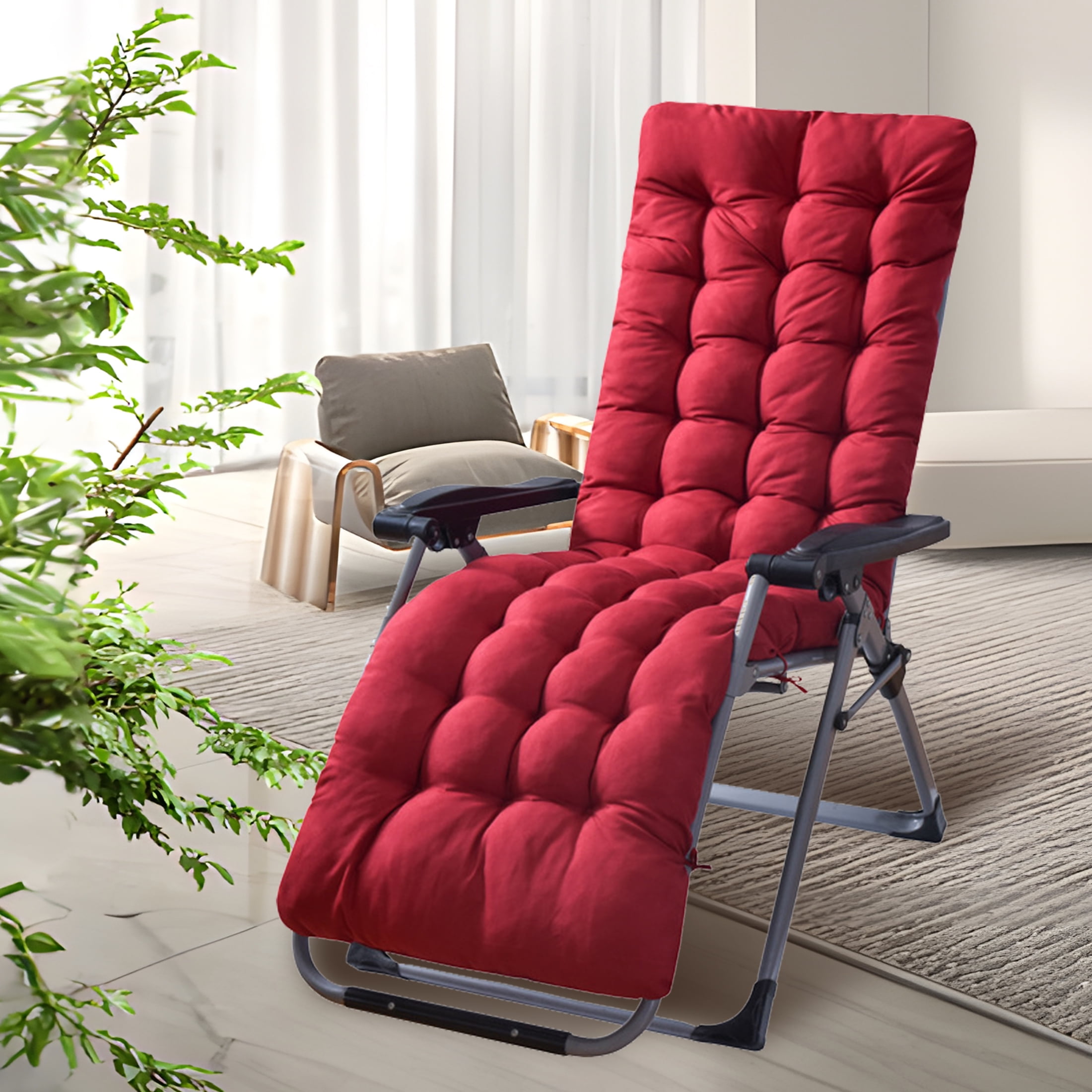 HioHa Chaise Lounge Cushion, 67x20x3 inch Rocking Chair Cushion with ...