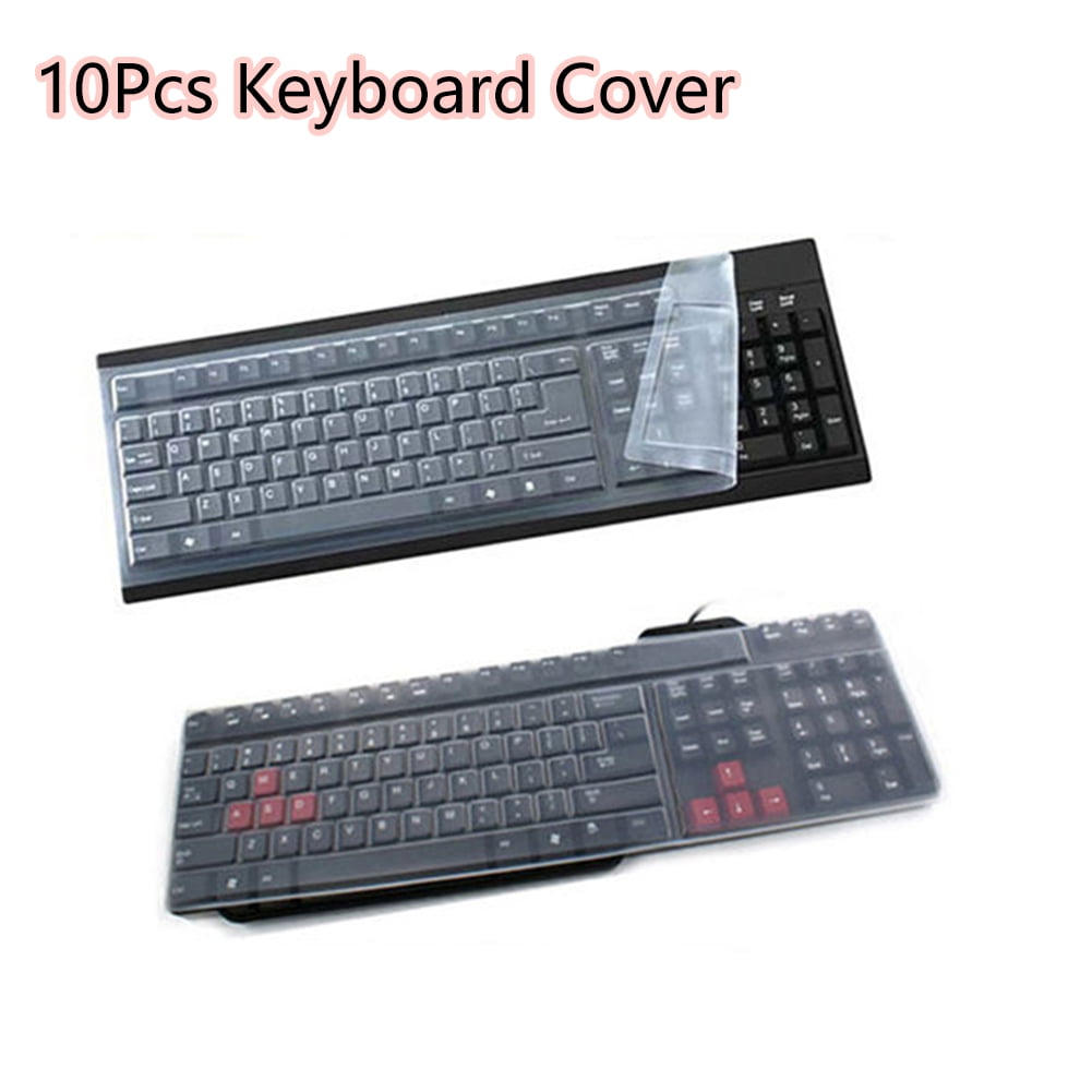 Hioecau 10Pcs Sheet Keyboard Protector Transparent 108 Keys Antifouling ...