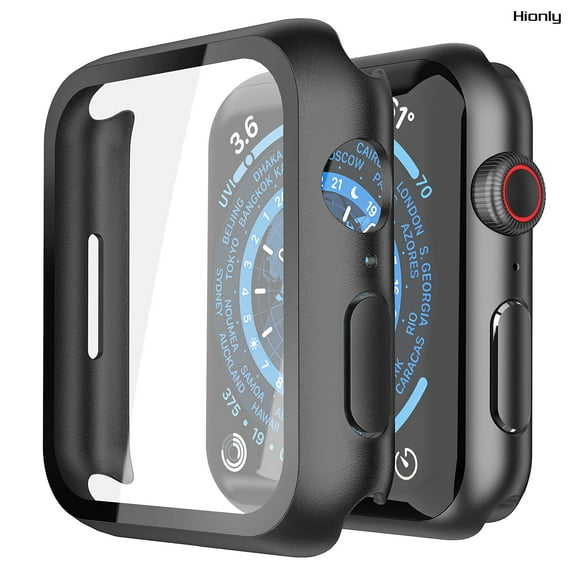 2 Pack Hard Case Designed For Apple Watch Series 9/8 / 7 [Hd Clear ...