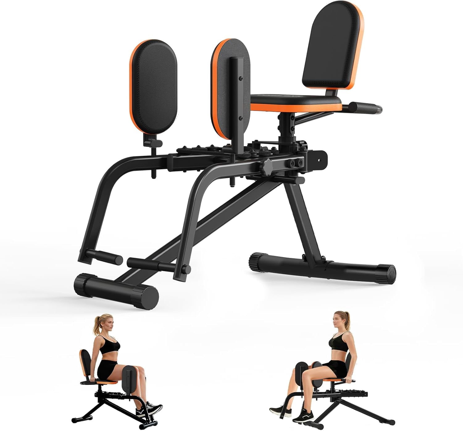 Hip Abductor/Adductor Machine for Home Gym, 6-Level Glute & Thigh ...