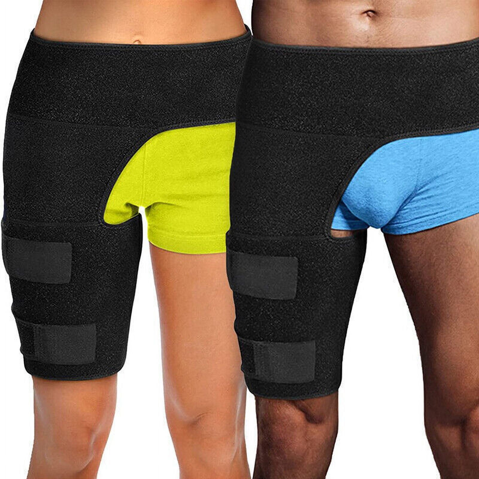 Hip Brace Compression Groin Support Wrap for Sciatica Pain Relief Thigh ...