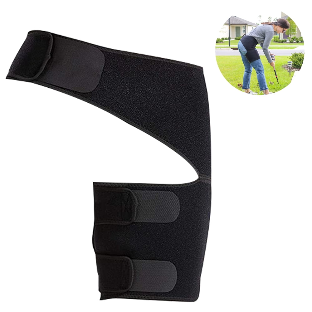 Hip Compression Brace, Thigh Support Groin Brace Sciatica Relief Wrap ...