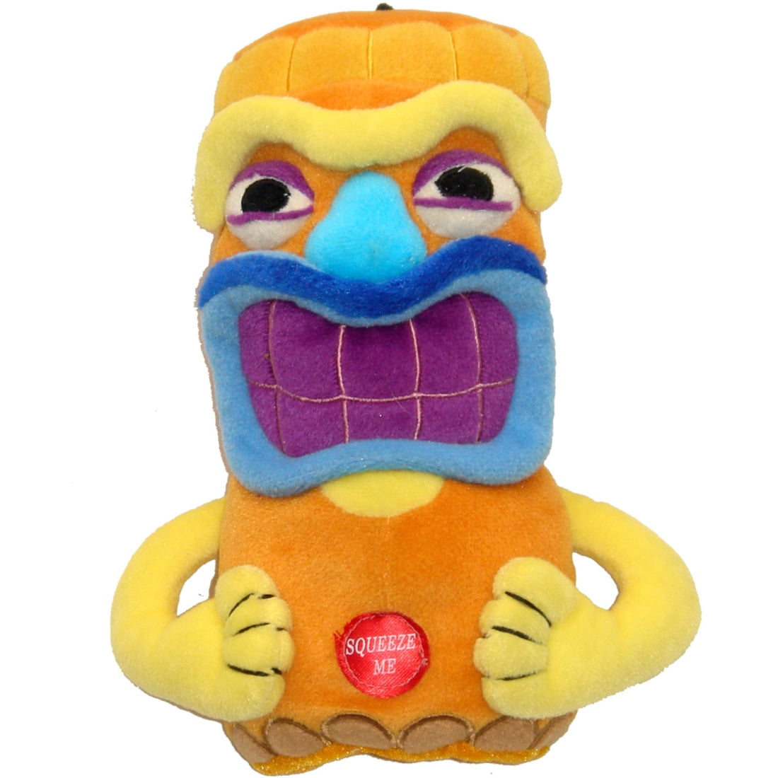 Hip Doggie Gold Plush Tiki Toy with Party Sound, Large - Walmart.com