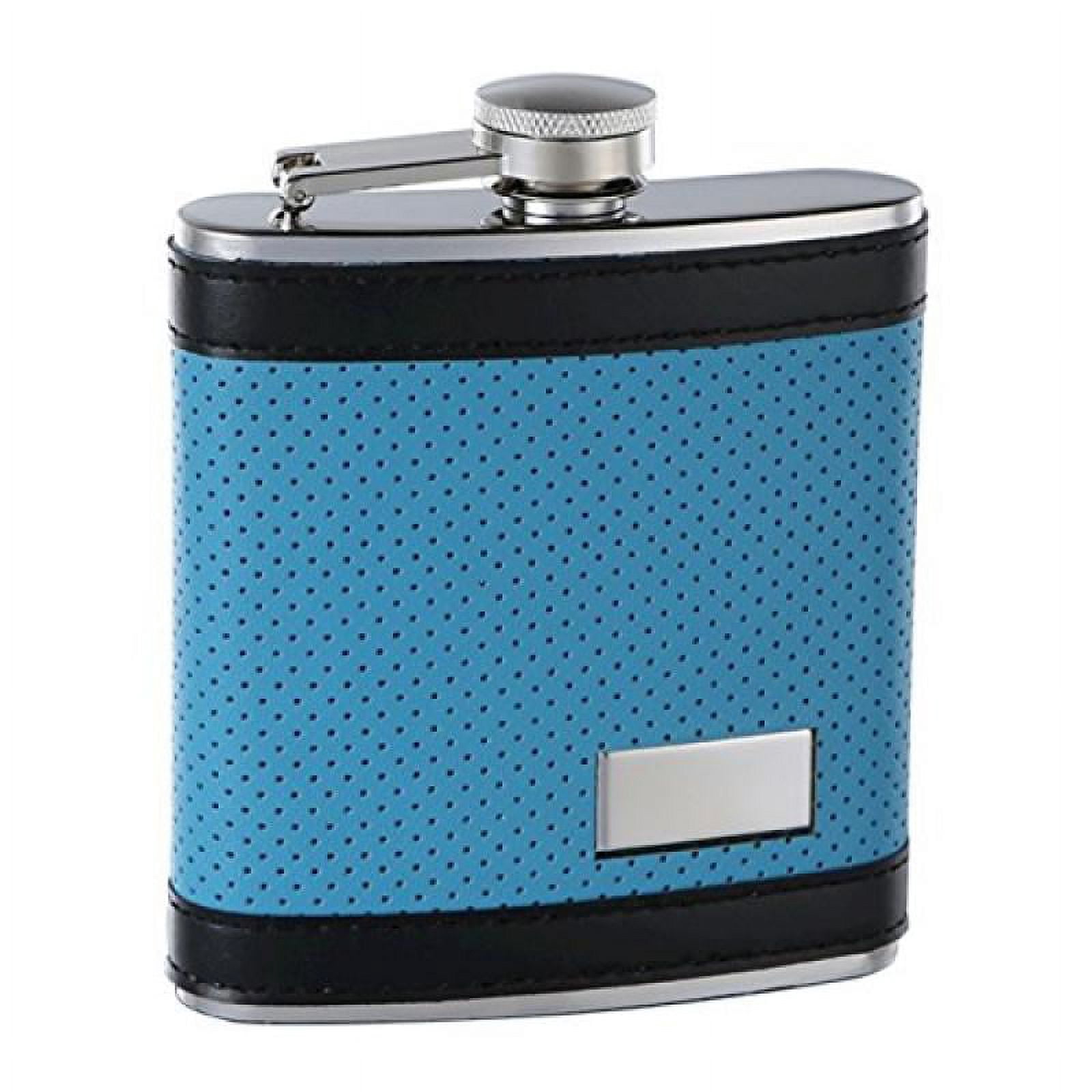 Hip Flask Holding 6 oz - Pocket Size Stainless Steel Rustproof Screw-On ...