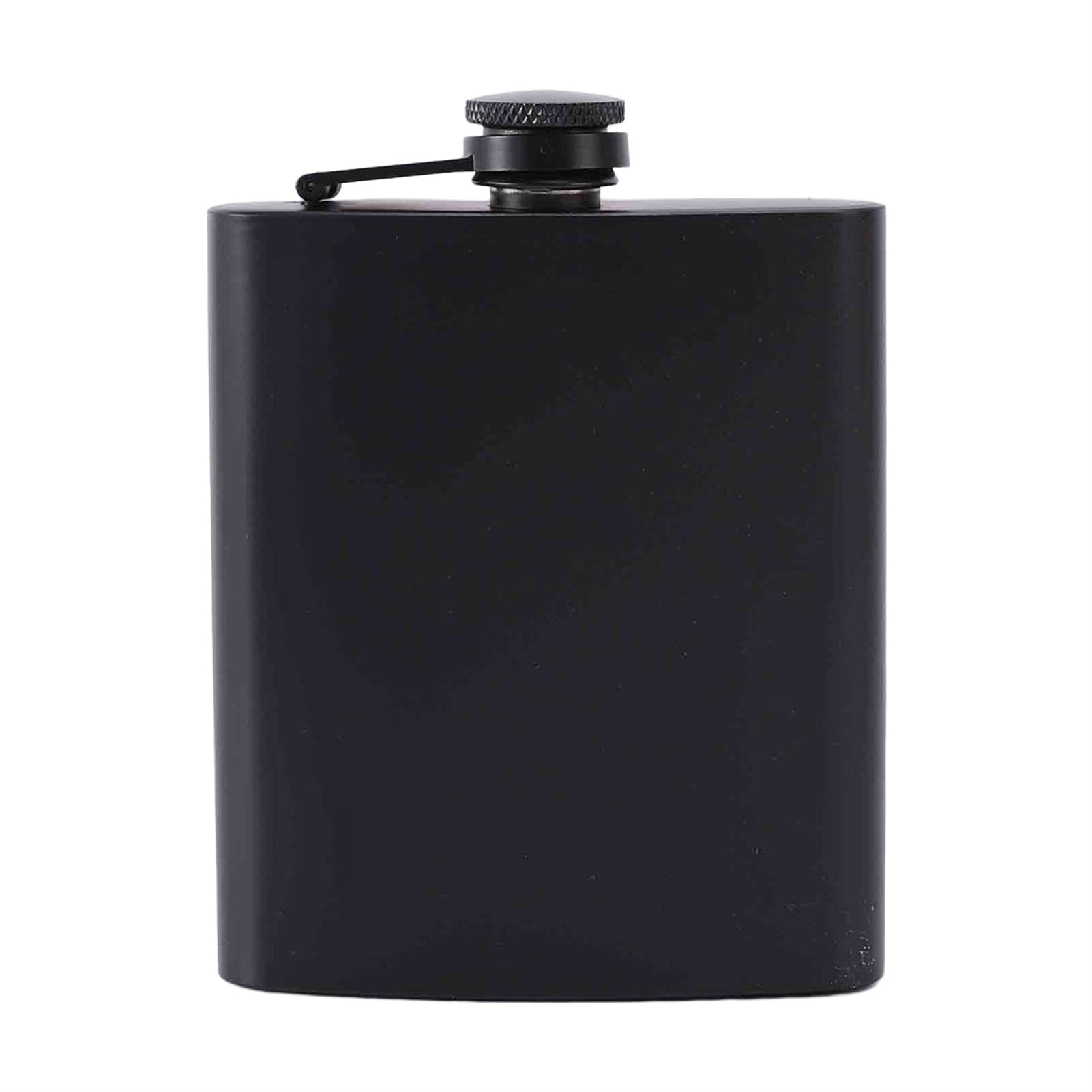 Hip Flask for Liquor for Men Matte Black Stainless Steel Leakproof and ...