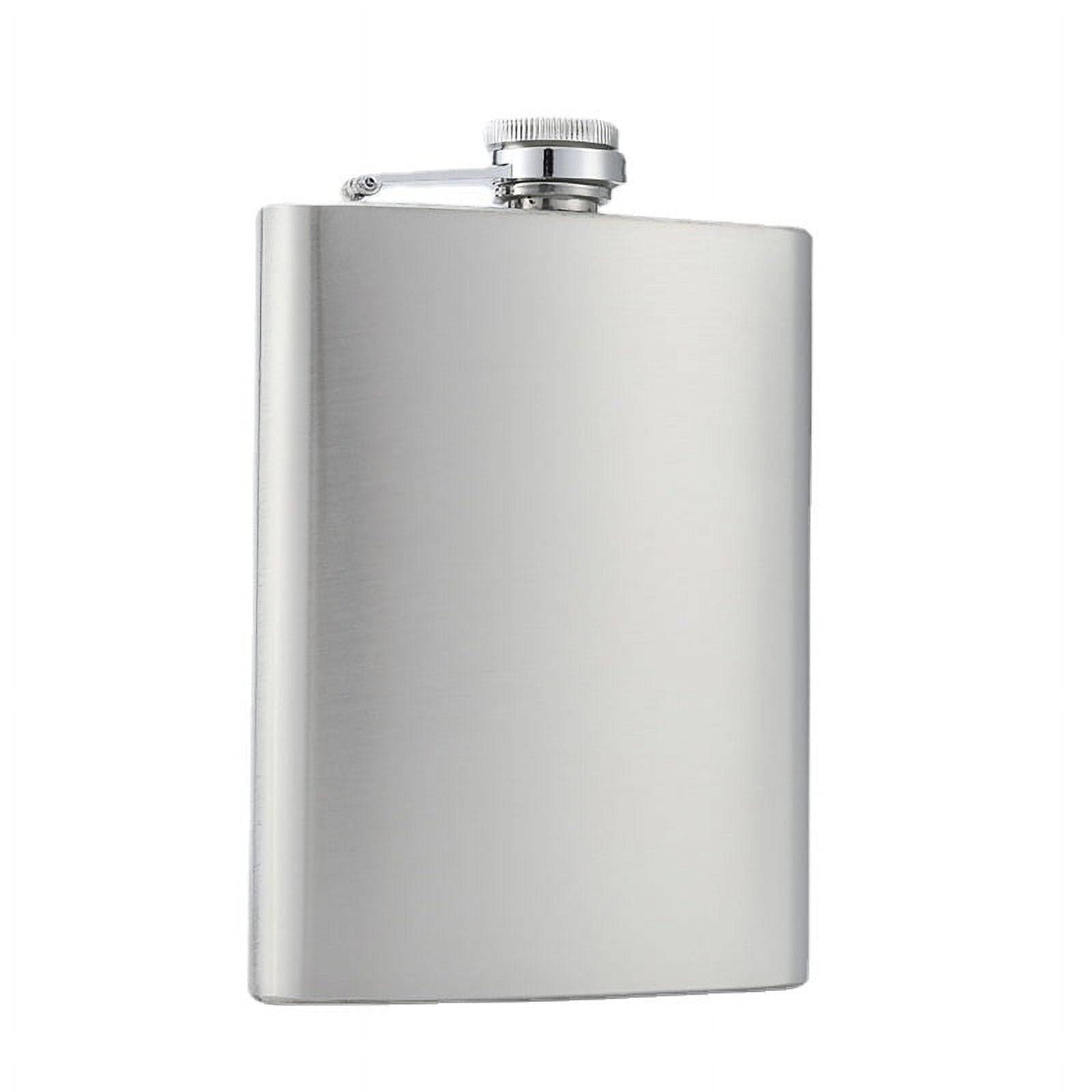 Hip Flask Stainless Steel, 6oz Hip Flask, Pocket Flask, Proof Thin ...