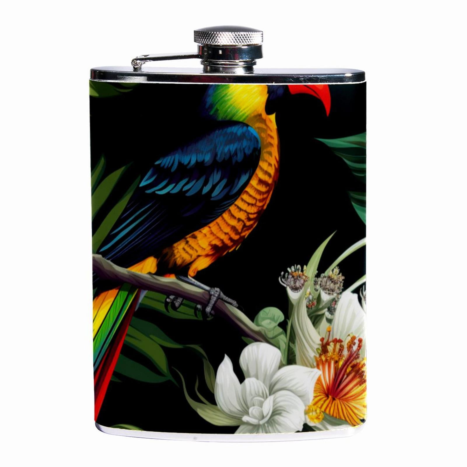 Hip Flask for Liquor 8Oz,Stainless Steel Leakproof Classic Drinking ...