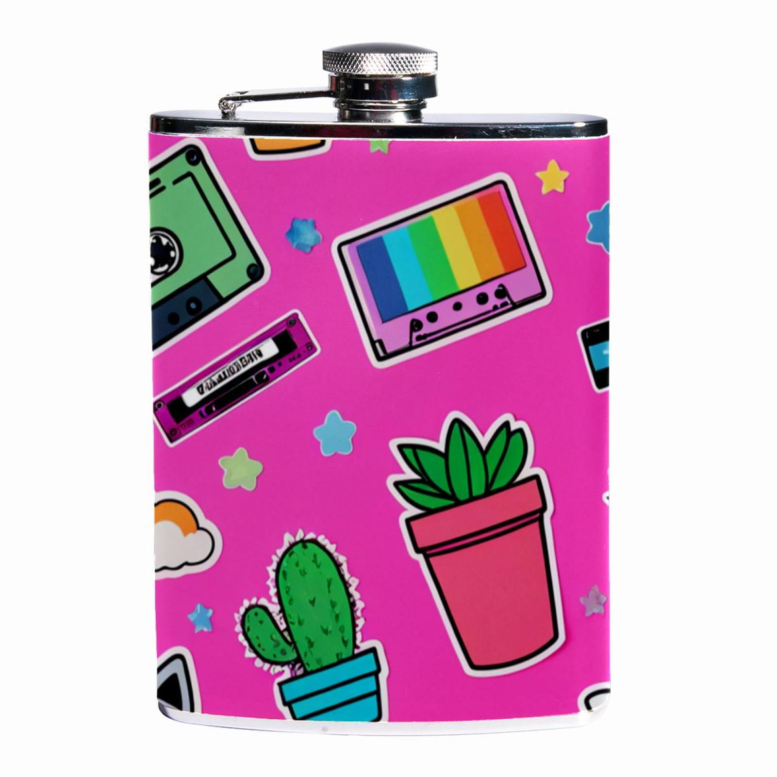 Hip Flask for Liquor 8Oz,Stainless Steel Leakproof Classic Drinking ...