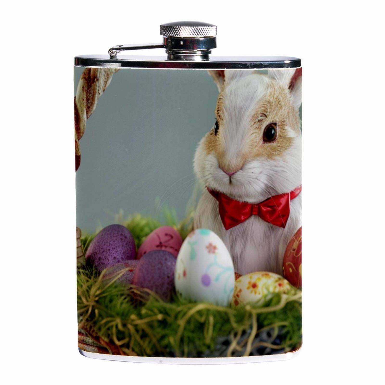 Hip Flask for Liquor for Men 8Oz,Stainless Steel Leakproof Leather Wrap ...